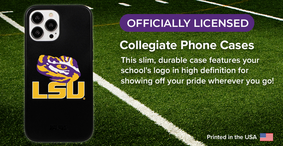 LSU Tigers Logo iPhone Cases - MobileMars